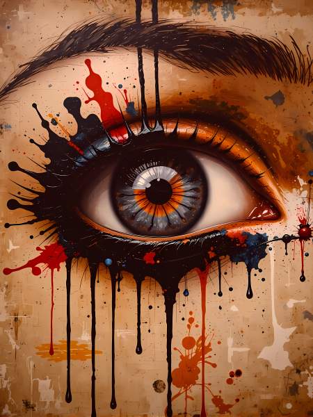 Online Art Contest - A Close Up Perspective of a single Eyeball ...